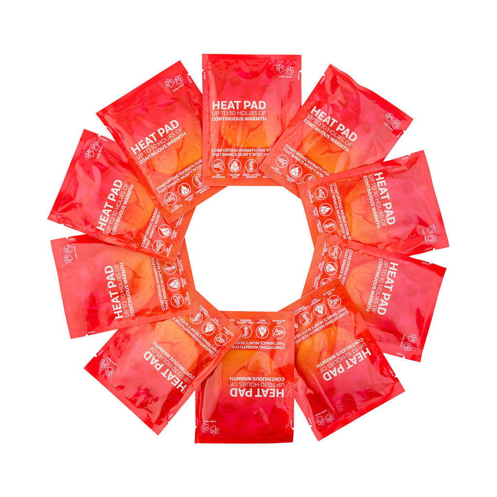 Pack of 10 Disposable Heat Pads – Lucky Paws